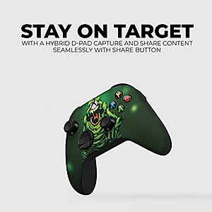 DreamController Slime Monster Custom X-box Controller Wireless compatible with X-box One/X-box Series X/S Proudly Customized in USA with Permanent HYDRO-DIP Printing (NOT JUST A SKIN)