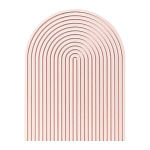 SSISSI Boho Rainbow Arch Tray - Wooden Jewelry Display Trinket Tray - Minimalist Decor Serving Tray - Shelf Decor Photo Props Pink