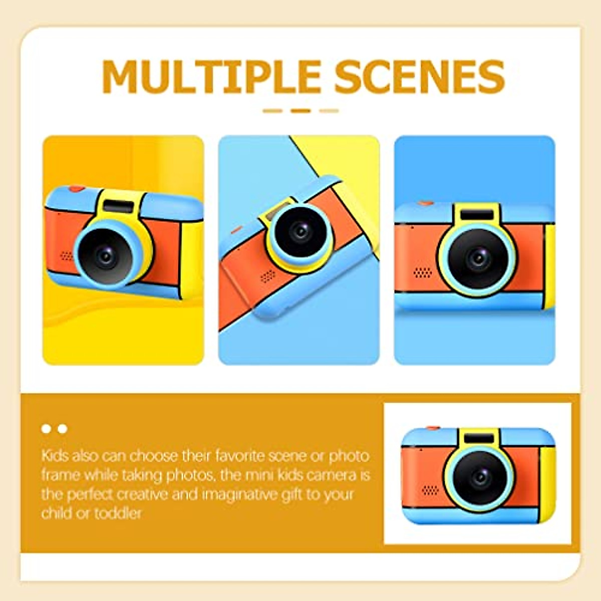 Mobestech Digital Camera Digital Camera Kids Camera Digital Children Cameras Kids Selfie Camera Mini Video Camera Pocket Camera Children Birthday Gift Without Small Camera Kid Toys