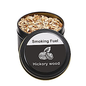 Whiskey Barrel Hickory Wood Chips for Cocktail Smoker, Smoking Gun, Glass Cloche | Culinary Smoking Fuel (4oz) | Infuse Bourbon, Cheese, Meats, BBQ, Salt, Butter