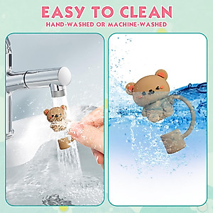 6Pcs Straw Covers Cap, Cute Animals Silicone Straw Toppers Compatible with Stanley Cup, Drinking Straw Caps for 0.4 Inch/10 mm Straw Tips