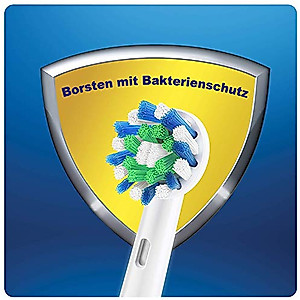 Oral-B CrossAction Replacement Toothbrush Heads, White,(Pack of 4)