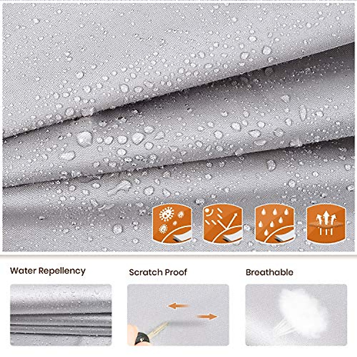 Leader Accessories Pop up Folding Camper Cover 150D Diamond Fabric Fits RV Trailer (16' - 18')