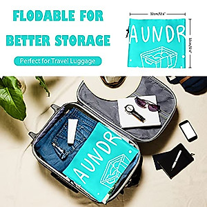 Sylfairy 2 Pack Extra Large Travel Laundry Bag, Dirty Clothes Organizer with Drawstring,Heavy Duty Travel Laundry Bags,Easy Fit a Laundry Hamper or Basket Travel Essentials