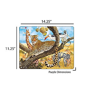 Larsen Puzzles Leopard 48 Piece Children's Jigsaw Puzzle