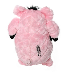 MIGHTY- Angry Animal Pig - Squeaker-Multiple Layers. Made Durable, Strong & Tough. Interactive Play Dog Toy (Tug, Toss & Fetch). Machine Washable & It Floats. (Regular)