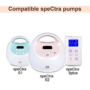 Maymom Backflow Adapter Compatible with Spectra S1, Spectra S2, Spectra 9 Plus Pump; to Be Used and Compatible with Medela Flanges and Bottles (Maymom Flange Adapter)