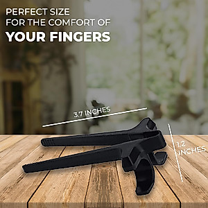 Scooken 6 Pcs Finger Chopsticks for Gamers Snack Grabber Tongs U Bracket - Finger Chips Snack Gamer Chopsticks for Gaming - Reusable Dishwasher Safe Plastic Chopstick - Chopsticks Helper Snacking Tool