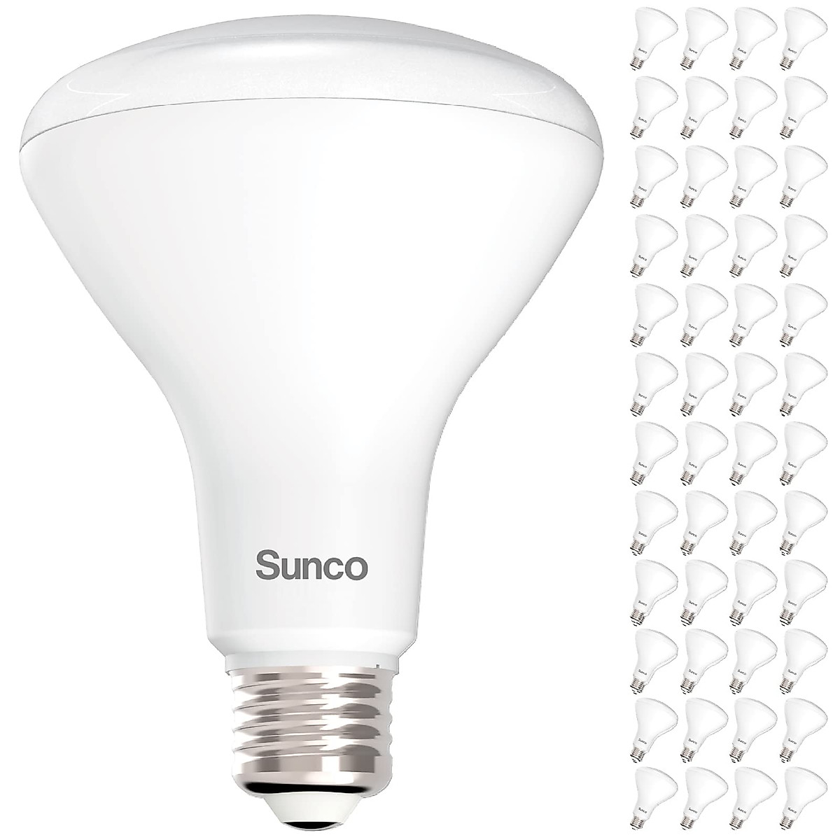 Sunco 48 Pack BR30 LED Bulbs, Indoor Flood Lights CRI93 11W Equivalent 65W 3000K Warm White 850 Lumens, E26 Base, 25000 Lifetime Hours Interior Home Dimmable Recessed Can Light Bulbs - UL