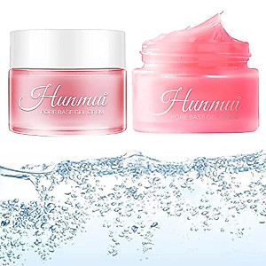CREAMOON 2 Pcs Pore Base Gel Cream, Invisible Pores Misty Makeup Concealer Cream Moisturizing Makeup primer Moisturizing and Hydrating Create Natural Makeup