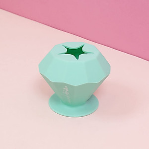 Craftelier - Waste Collector for Vinyl, Paper, Cardboard and Other Scrapbooking Materials | Made of Silicone | Approximate Dimensions 9 x 9 x 7 cm (3.54" x 3.54" x 2.76") - Turquoise Colour