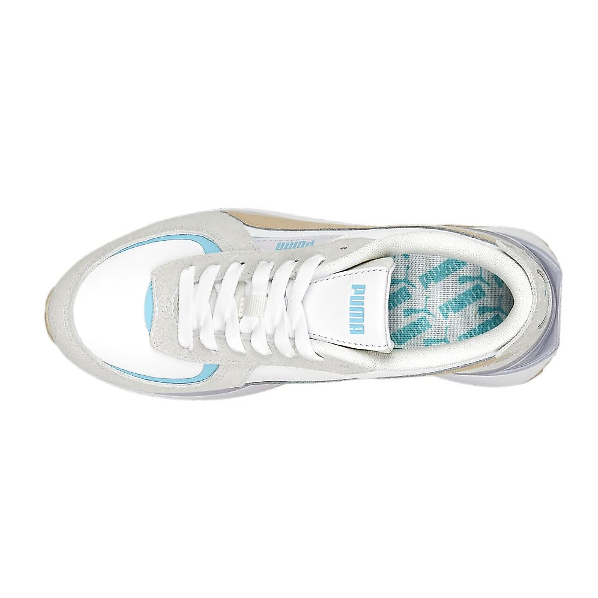 PUMA Cruise Rider Nu Brighter Days Puma White/Hero Blue 10.5 B (M)