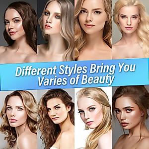 EARLLER Natural Magnetic Eyelashes with Eyeliner, (Dpair)