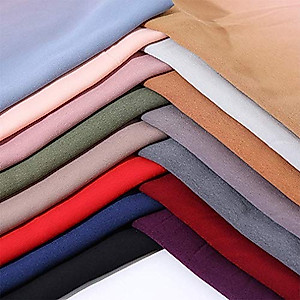 Yeieeo Muslim Women's Gradient Scarf for Hijab Ombre Chiffon Head Wrap Travel Sunscreen Beach Cover Wrap Scarves (Purple)