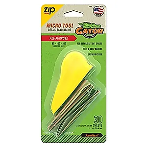 Gator MicroZip Sander Kit, Assorted Grits