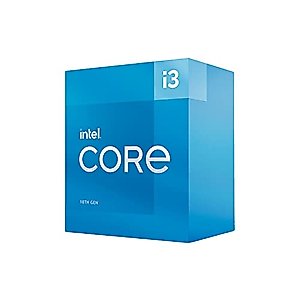Intel Core i3-10100 Desktop Processor 4 Cores up to 4.3 GHz  LGA1200 (Intel 400 Series Chipset) 65W, Model Number: BX8070110100