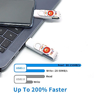 VATAPO 3.1 128GB 3 in 1 High Speed Flash Drive for Android Phones with OTG Function.Tablets,Laptop,Desktop,Photo Stick for Samsung Galaxy,LG,Google Pixel,Hua Wei.Moto,One Plus,etc.(Not for iPhone)