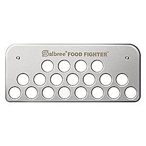 Salbree Food Fighter Mesh Screen Grease Gate Blocks Food from Falling into Rear Grease Trap Cup Tray & Compatible with All Blackstone Griddle Accessories Goalie, Universal Fit All Black Stone Grills
