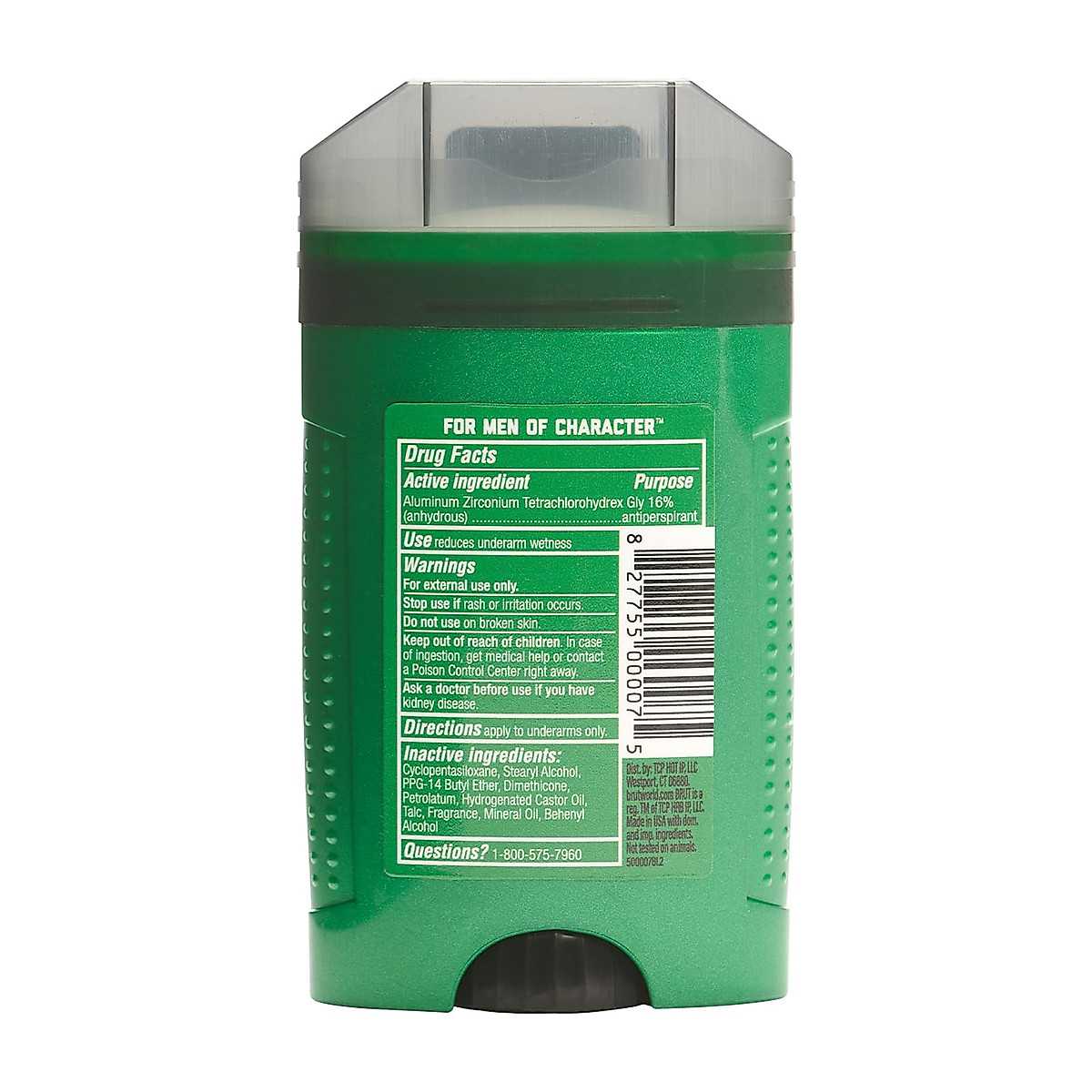 Brut Signature Scent Antiperspirant and Deodorant - Scented Deodorant Stick for Men - Powerful Sweat Protection - Eliminates Odors - 2.7 oz