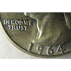 Mint Error! - 1964-P Washington Quarter Philadelphia Mint - Double Die!! - GEM BU Uncirculated