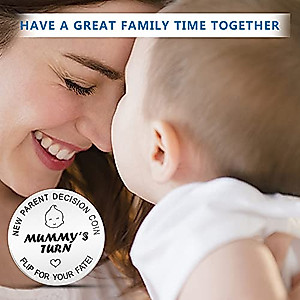Neatbuddy Decision Making Coin 2PCs Set, Pregnancy Gifts for First Time Moms, New Dad Gifts, New Moms Gifts for Women,New Baby Gift for New Parents to Be Birthday Gift