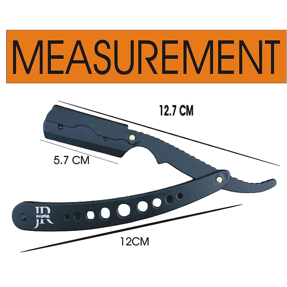 jegwar Premium Professional Classic Straight Edge Barber Razor +100 BLADES - Salon Quality Cut Throat Shavette