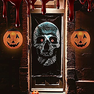 Halloween Pumpkin Hanging Solar Lights - 𝟮𝟬𝟮𝟯 𝗡𝗲𝘄𝗲𝘀𝘁 Halloween Decoration Outdoor, Waterproof Halloween Spooky Hanging Lights for Outdoor, Tree Decor, Garden or Yard, Outside Entryway, Porch