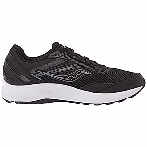 Saucony Men's Cohesion 15 Running Shoe, Black/White, 11