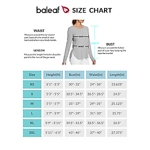 BALEAF Women's Sun Shirts UPF 50+ Long Sleeve Hiking Tops Lightweight Quick Dry UV Protection Outdoor Clothing Grey M