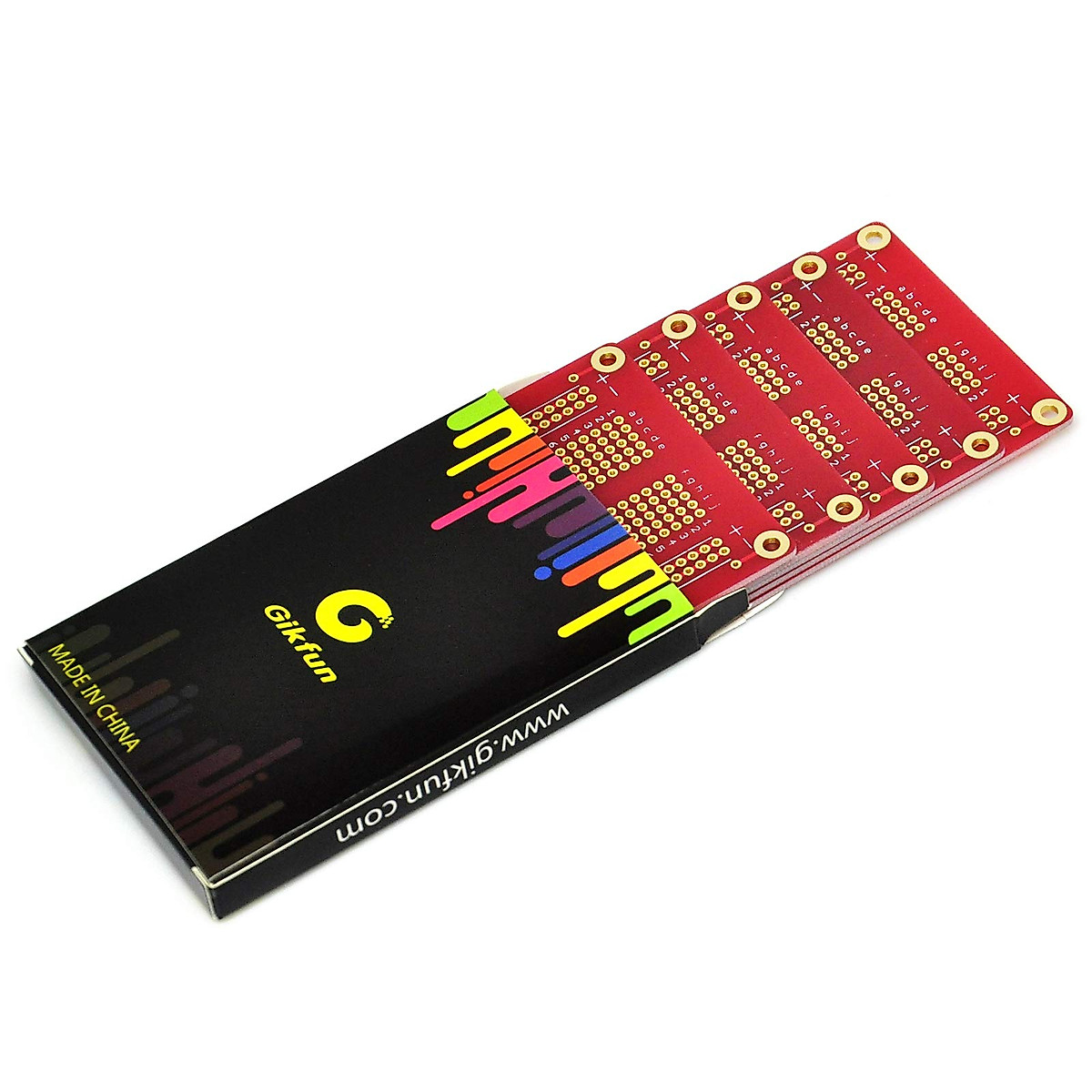 Gikfun Solder-able Breadboard Gold Plated Finish Proto Board PCB DIY Kit for Arduino (Pack of 5PCS) GK1007