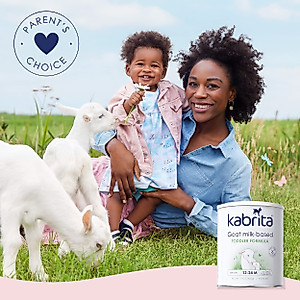 Kabrita Goat Milk Toddler Formula - Easy to Digest Baby Formula 12-24 Months - Contains Vitamin C, D, Iron, DHA, Non-GMO - Gentle on Sensitive Tummies - Formula Supporting Gut Health & Sleep - 14Oz (Pack of 12)