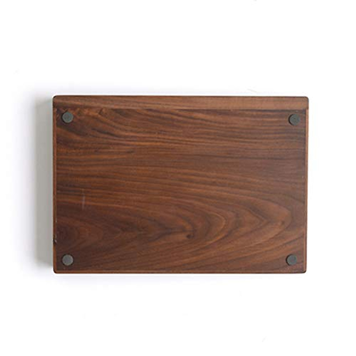 Black Walnut Western-style Drawer Type Cutlery Storage Box Desktop Solid Wood Storage Tray Tableware Organizer - 24x16.8x2.5cm (Picture 1)