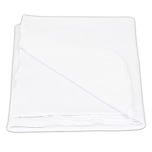 Nozone Baby Blanket, Sun Protective, Soft Rayon from Bamboo, UPF 50+ in White