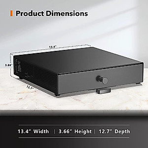 Dfynest Cocktail Capsule Storage Drawer Organizer - Compatible with Bartesian Cocktail Maker - BEV Black Decker Cocktail Maker - Holds Up to 36 Capsules - Home Bar Accessories for Cocktail Maker