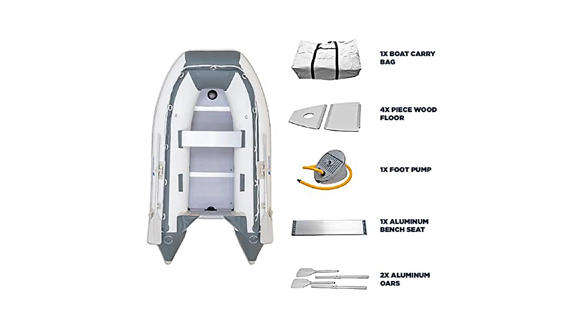 Newport 8ft 10in Inflatable Dinghy - 3 Person Boat