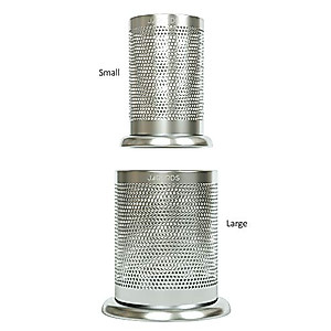 Stainless Steel Kitchen Utensil Holder for Kitchen Counter - Small Spoon Holder Utensil Crock and Large Cooking Utensil Holder Utensil Caddy - Kitchen Utensil Organizer Spatula Holder for Countertop