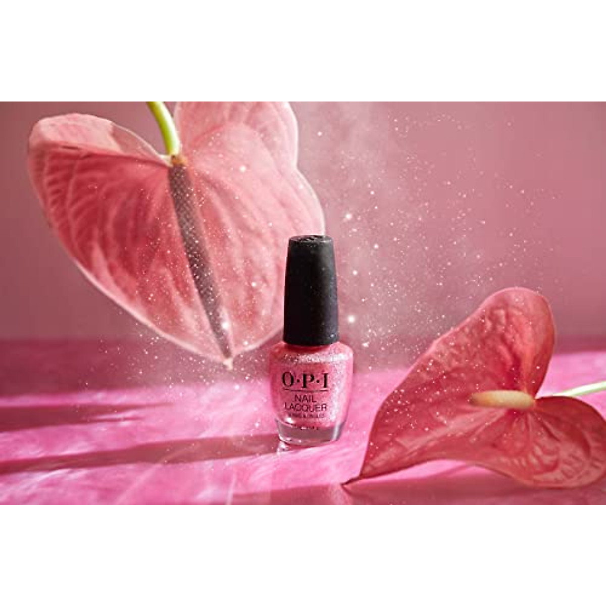 OPI Nail Lacquer, Pixel Dust, Pink Nail Polish, Xbox Collection, 0.5 fl. oz.