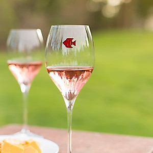 Simply Charmed Hawaiian Beach Magnet Wine Glass Charms - Set of 12 Drink Markers for Stemmed or Stemless Glasses