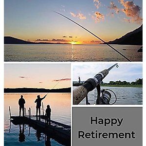 Fishing Retirement Guest Book (Hardcover): Retirement book, retirement gift, Guestbook for retirement, message book, memory book, keepsake, fishing retirement, retirement book to sign, retirement card