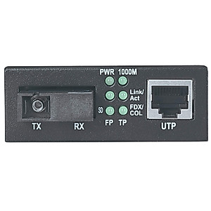 Intellinet Gigabit Ethernet WDM Bi-Directional Single Mode Media Converter