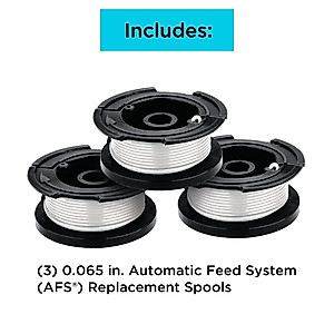 BLACK+DECKER Trimmer Line, 30-Foot, 0.065-Inch, 3-Pack (AF1003ZP)