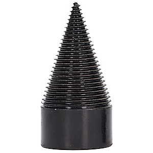 Kadimendium Wood Splitter Drill Bit Electric Firewood Log Splitter Bit Set with 3Pcs Removable Shanks Electric Wood Chopping Tool for Household Hand Drill Stick(50mm / 2in)