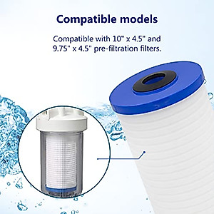 Overbest AP810 Whole House Water Filter, Replacement for 3M Aqua-Pure AP810, AP801, AP801-C, AP801T, AP801B and AP811 Water Filtration Systems, Whirlpool WHKF-GD25BB (3 Pack)