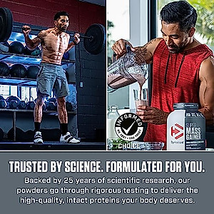 Dymatize Super Mass Gainer Protein Powder, 1280 Calories & 52g Protein, Gain Strength & Size Quickly, 10.7g BCAAs, Mixes Easily, Tastes Delicious, Gourmet Vanilla, 6 Pound (Pack of 1)