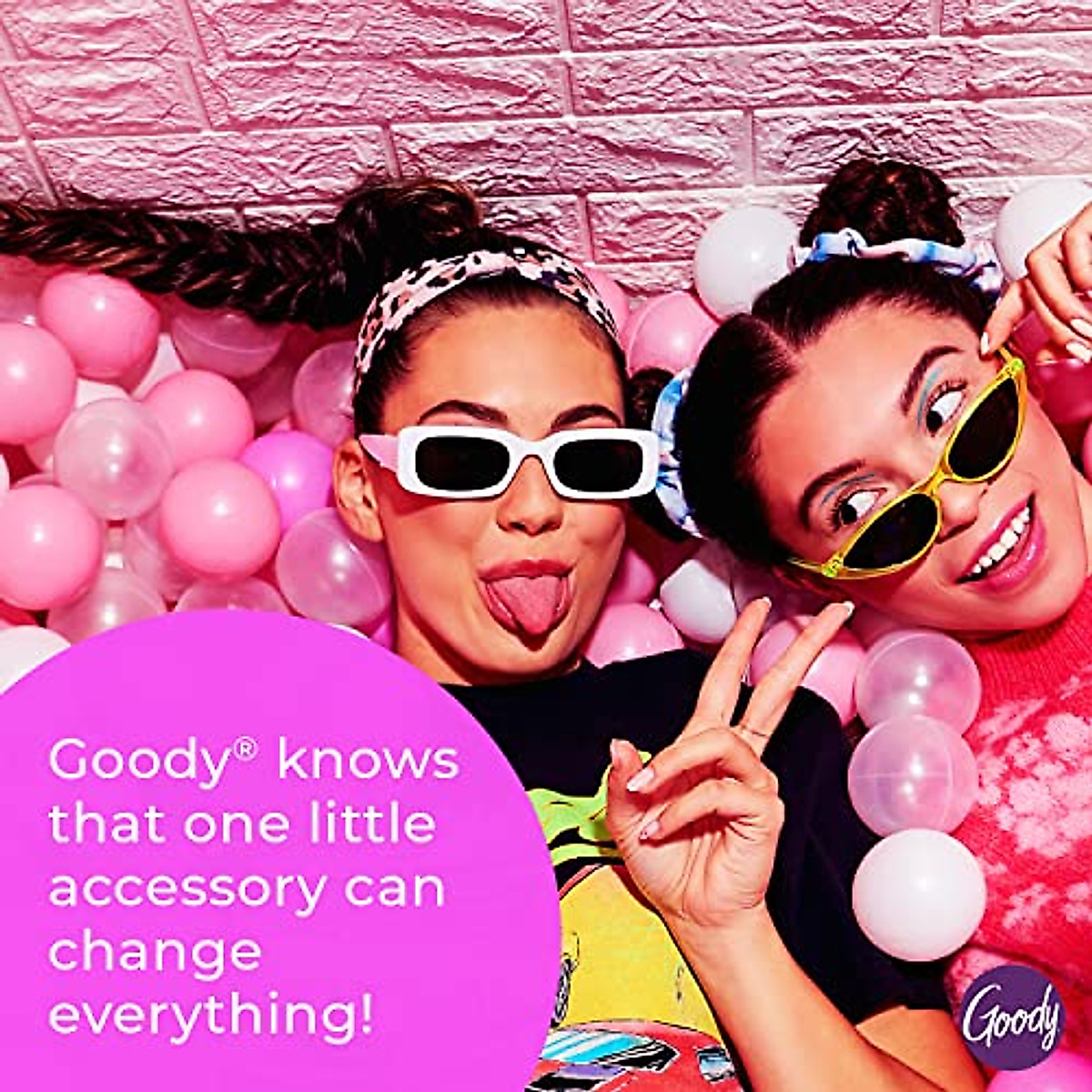 Goody Extra Thin Silicone Headwraps - 3 Count - Comfortable and Stylish Fabric Won't Pull, Snag or Damage Your Hair - Pain-Free Hair Accessories for Women, Men, Boys, and Girls