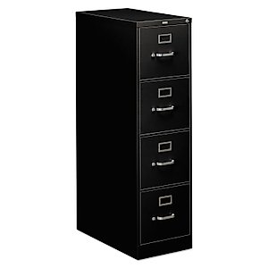 310 Series 15"W 4-Drawer Letter File Finish: Black