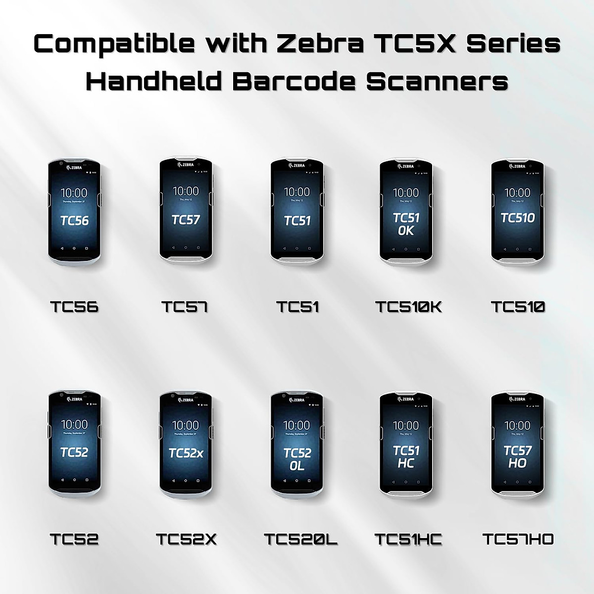 EXCEPOWER BT-000314 Replacement Battery for Zebra TC51 TC52 TC56 TC57 TC510 TC510K TC52X TC520L TC51HC TC57HO TC510K Handheld Barcode Scanner BTRY-TC51-44MA1-01 BTRY-TC51-4A1-01 1PAZU2P-A6 (Black)