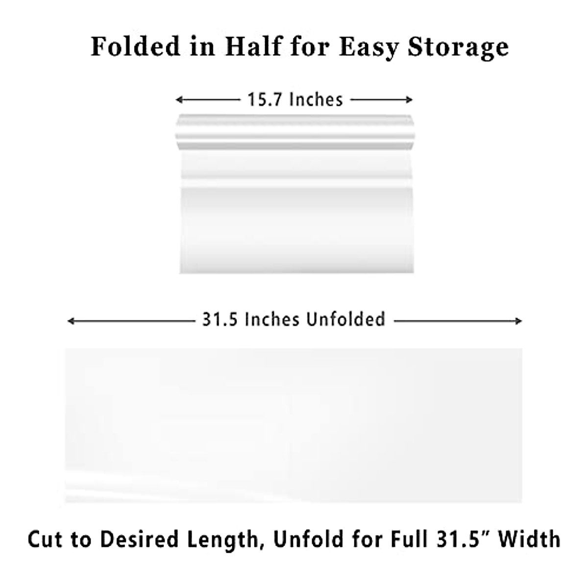 Yotelab Cellophane Wrap Roll,Cellophane Roll,31.5in x 200ft Clear Plastic Wrapping Paper To Wrap Gift Baskets