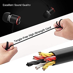 TNE in-Ear Headphones for Meta Quest Pro | HiFi Earphones Earbuds for Quest Pro VR Virtual Reality Gaming Headset Custom-Length Cable (Black)