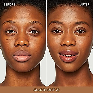 bareMinerals Original Liquid Mineral Foundation Broad Spectrum Spf 20, Golden Deep 28, 1 Fl Oz